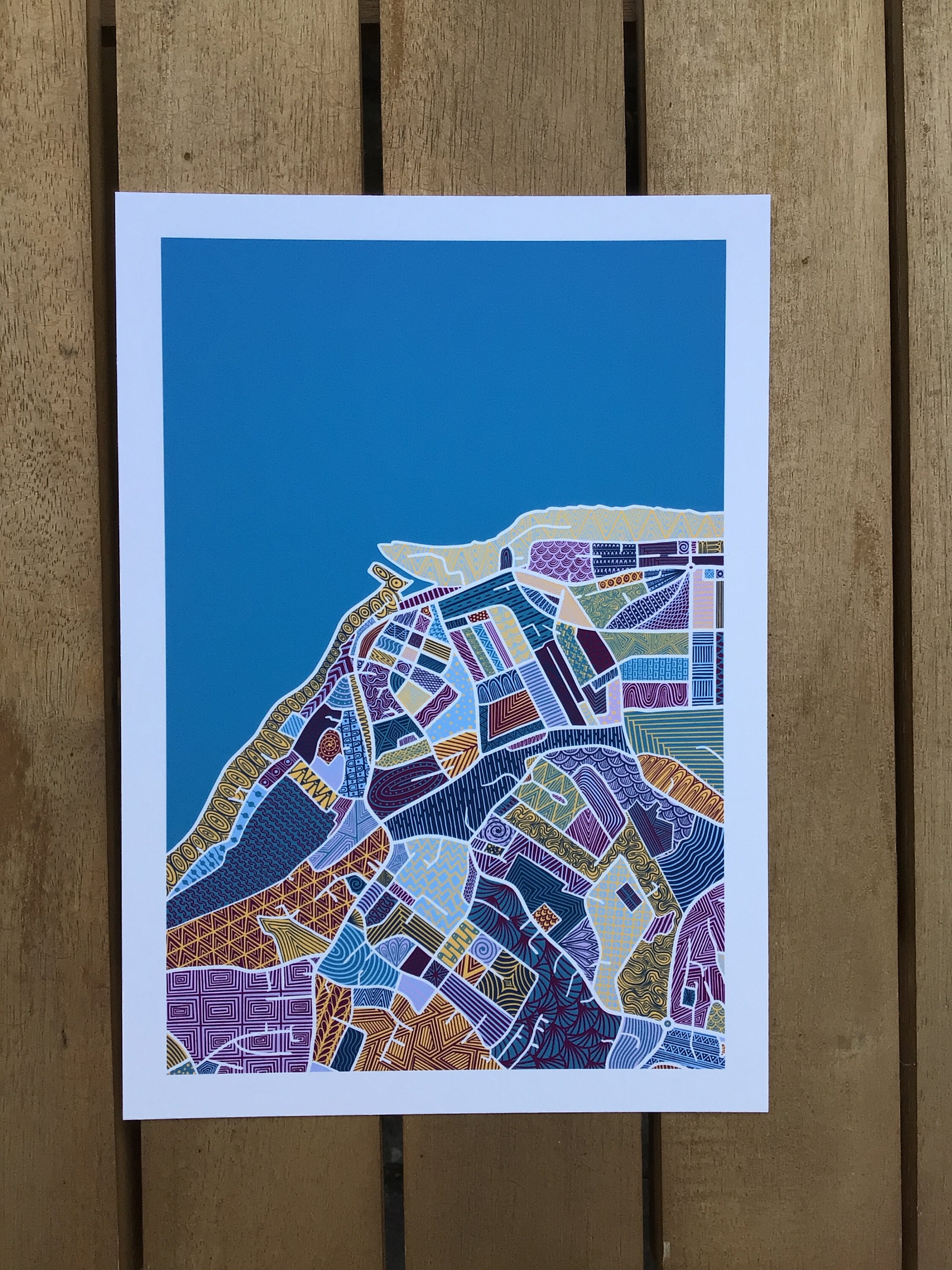 Whitstable Street Map Art Print - Etsy UK