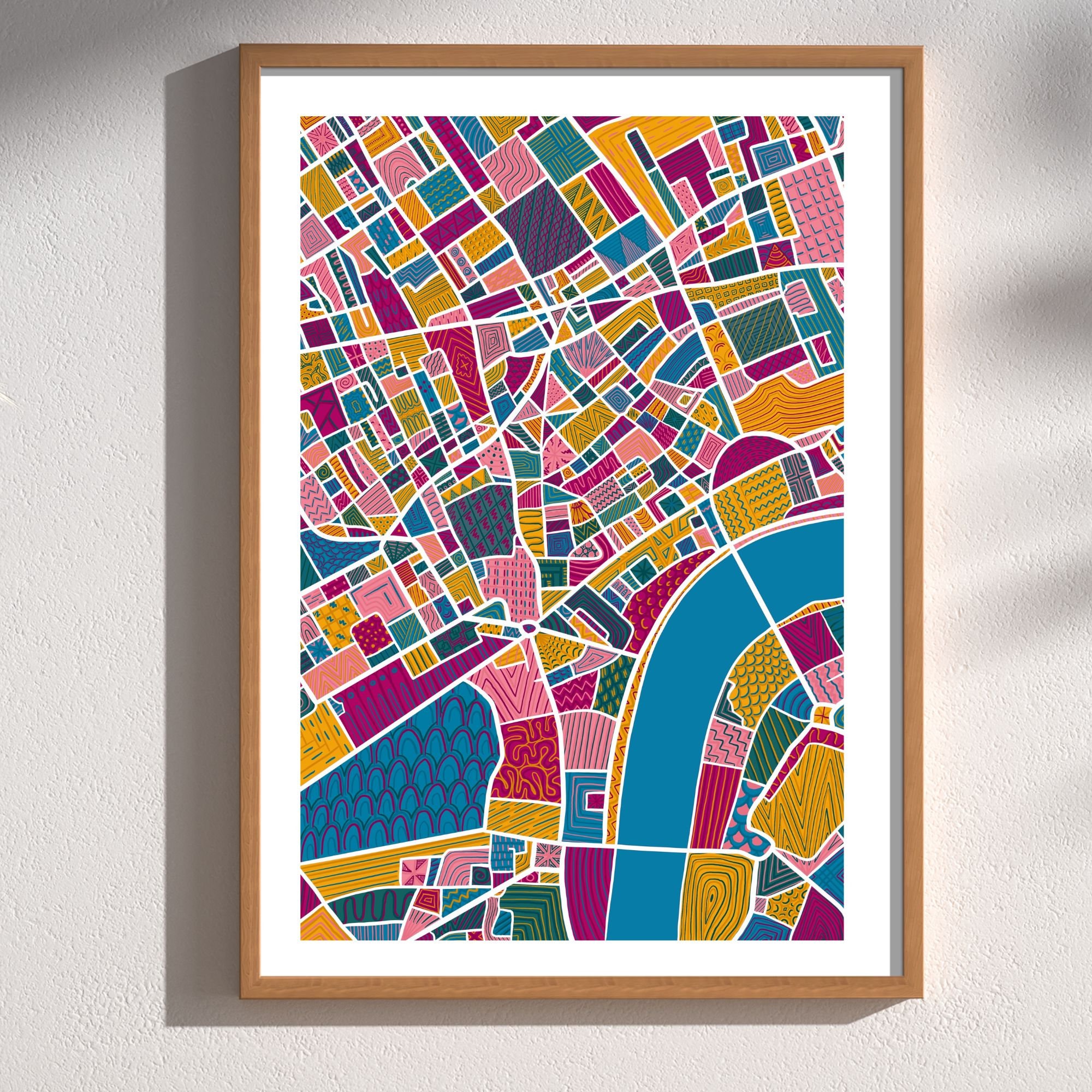 London West End Street Map Art Print - Etsy UK