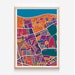 Penzance Street Map Art Print - Etsy