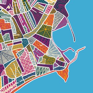 Penzance Street Map Art Print - Etsy