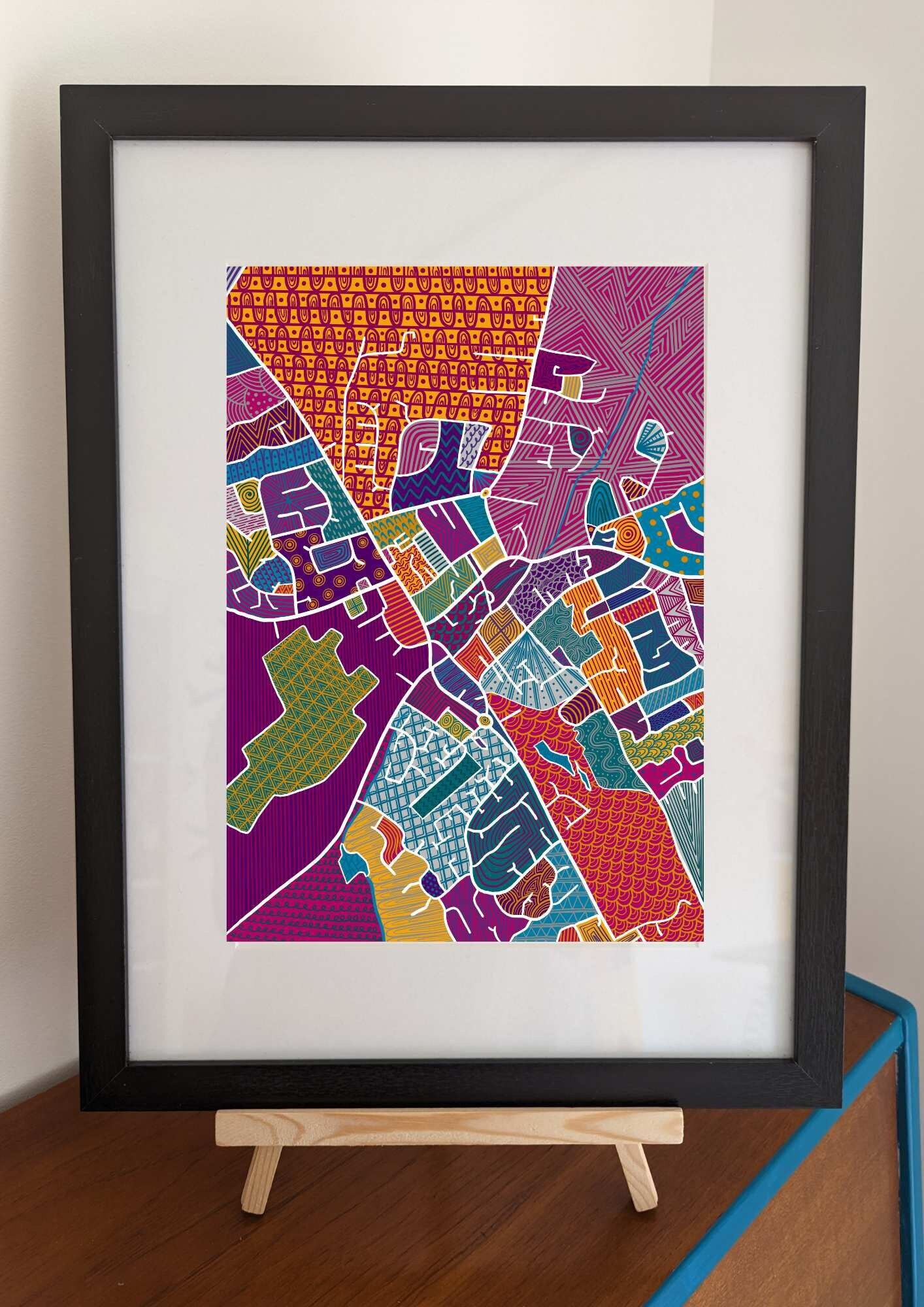 Pocklington Street Map Art Print - Etsy UK