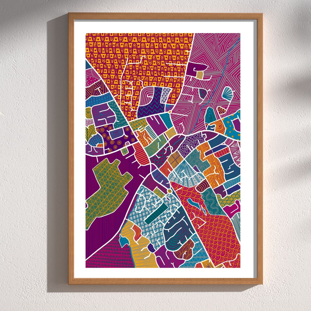 Pocklington Street Map Art Print - Etsy UK