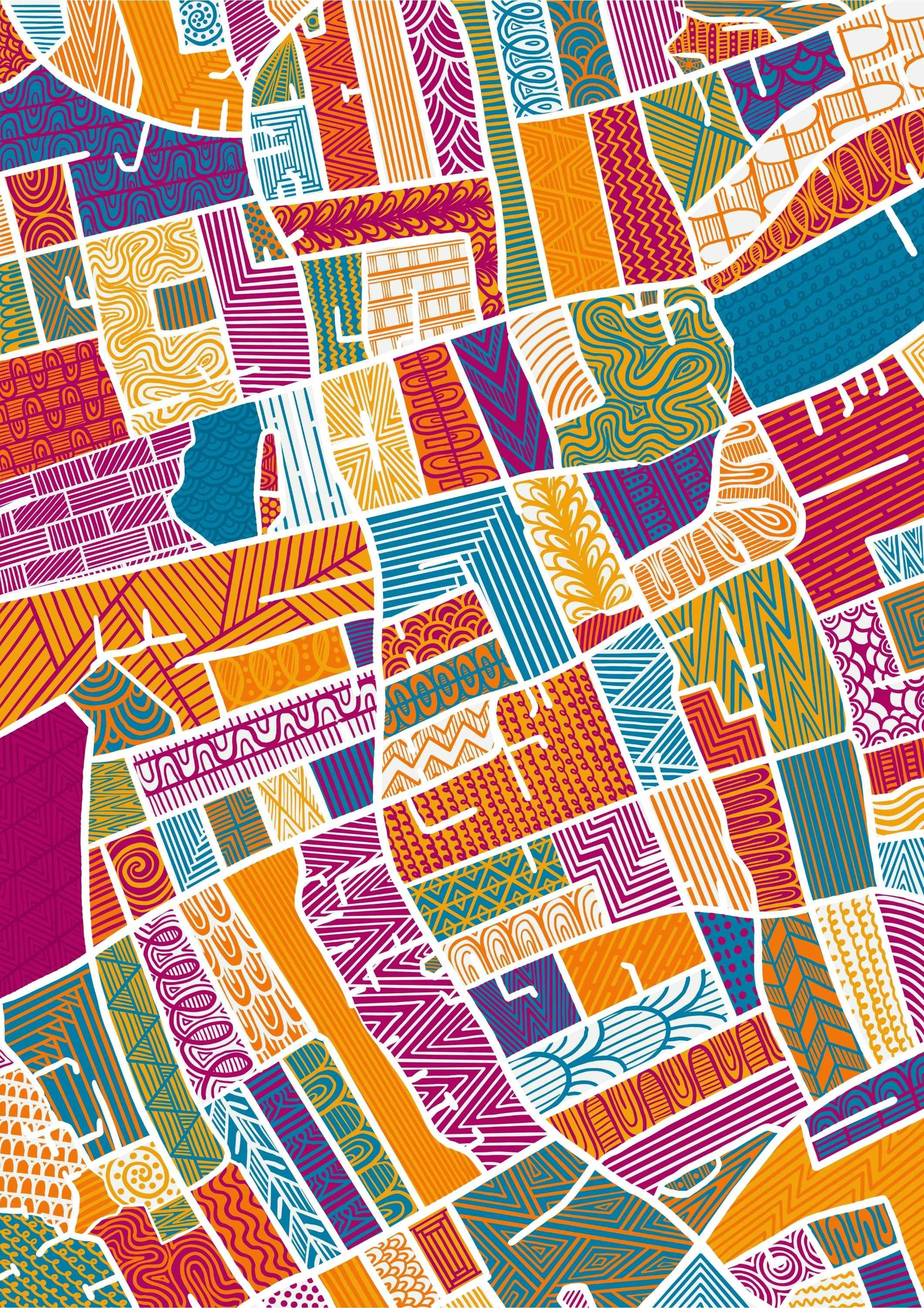 Walthamstow Street Map Art Print - Etsy