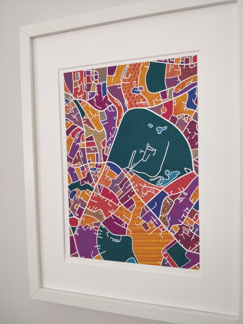 Crystal Palace Street Map Art Print - Etsy UK