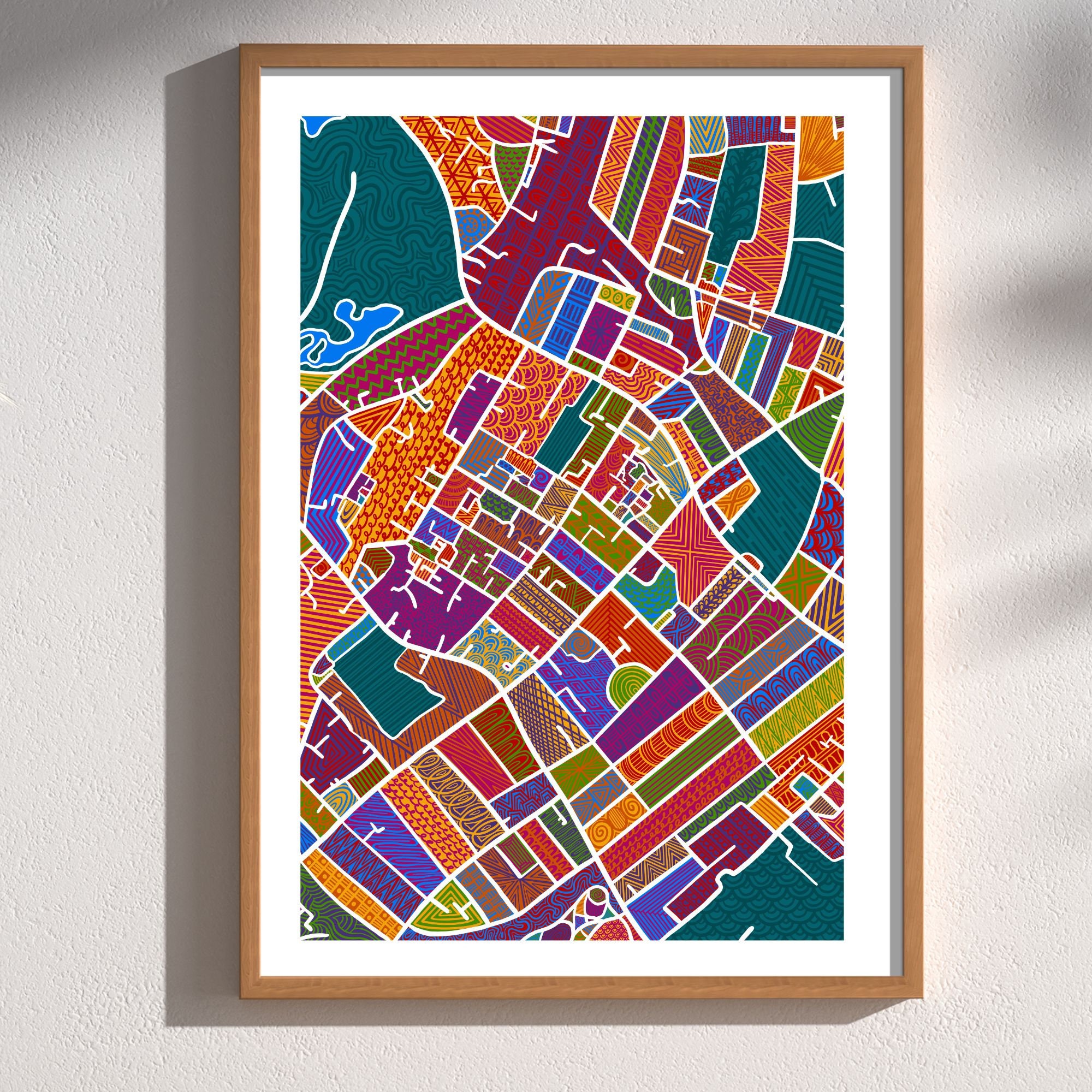 Penge Street Map Art Print - Etsy