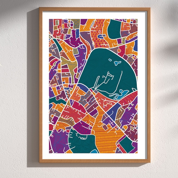 Street Map Art - Etsy UK