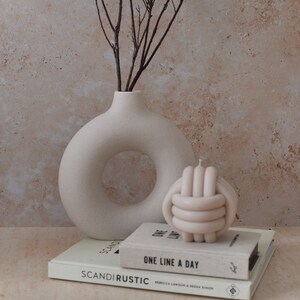 Large KNOT Candle - Rope Decorative Candle, Ball of Yarn Scented ...