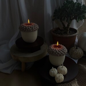 ACORN Candle - Autumn Decor | Pine Cone Candle | Fall Home Decor ...