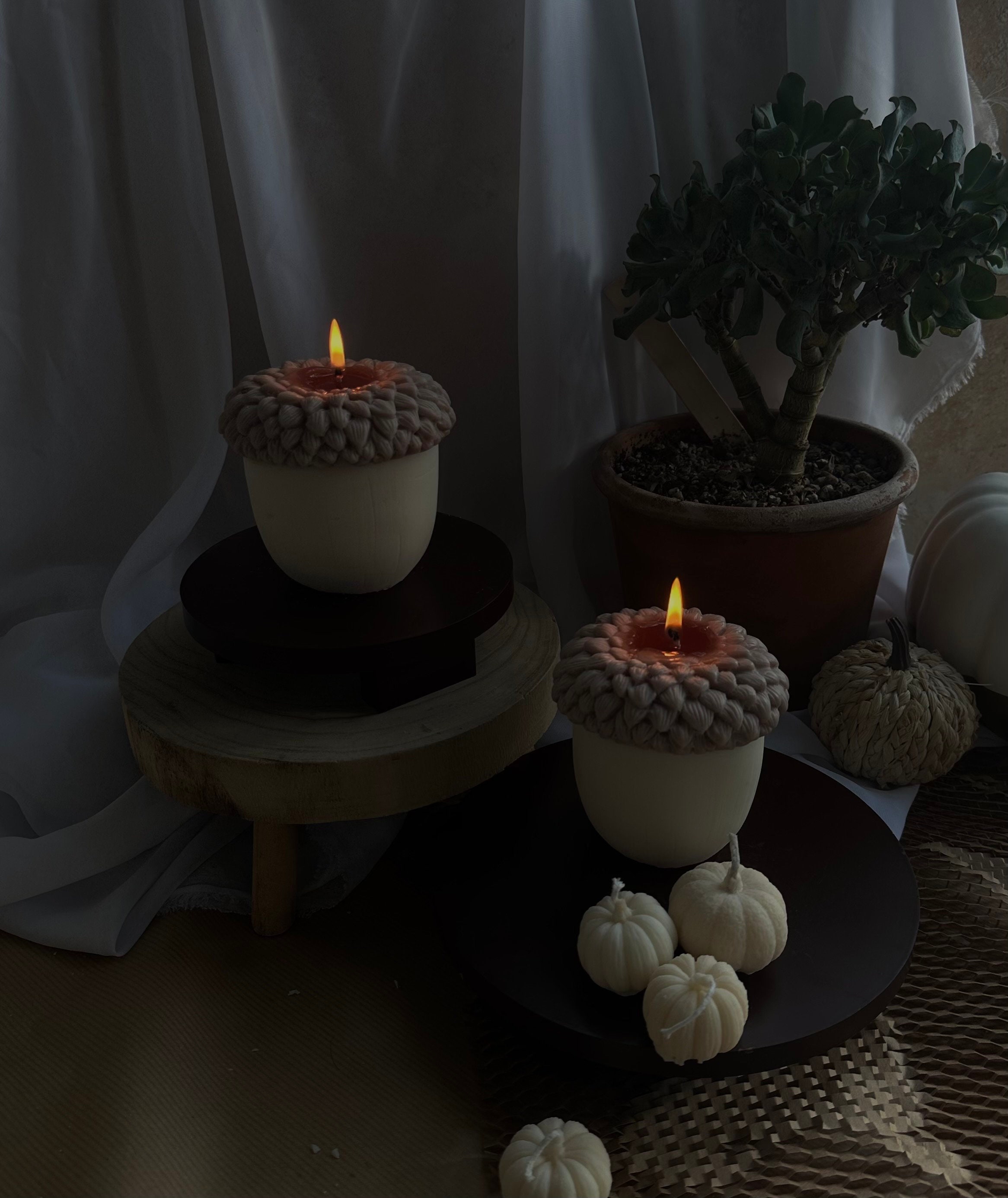 ACORN Candle - Autumn Decor | Pine Cone Candle | Fall Home Decor ...