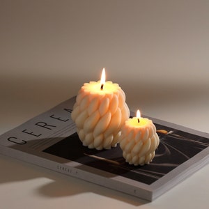 Rope Braid Twist Candle - Decorative Candles for Home Decor | Scented ...