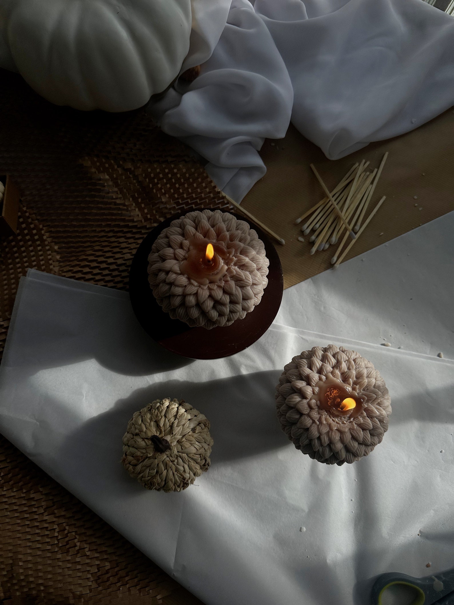 ACORN Candle - Autumn Decor | Pine Cone Candle | Fall Home Decor ...