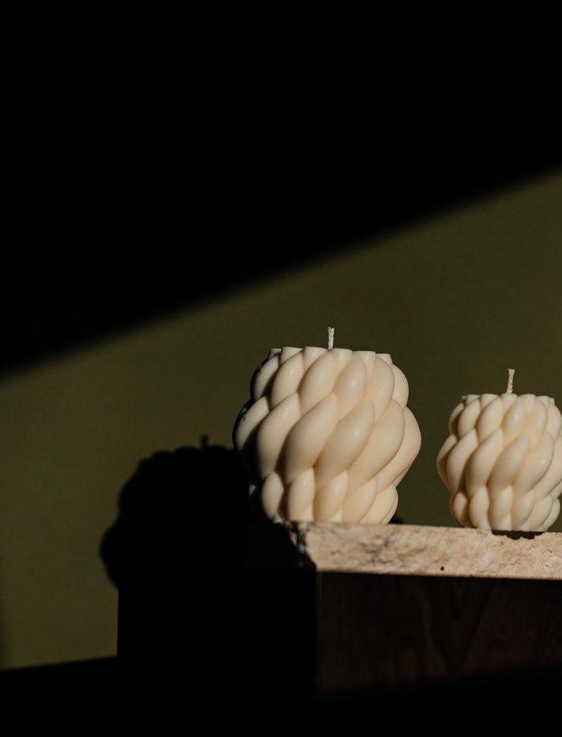 Rope Braid Twist Candle - Decorative Candles for Home Decor | Scented ...