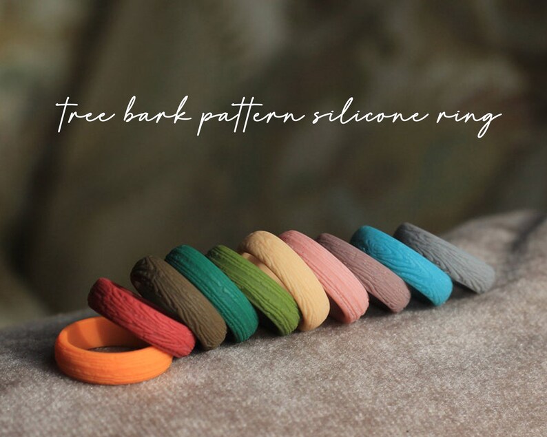 Stackable Silicone Rings Colorful Rubber Rings Women's - Etsy