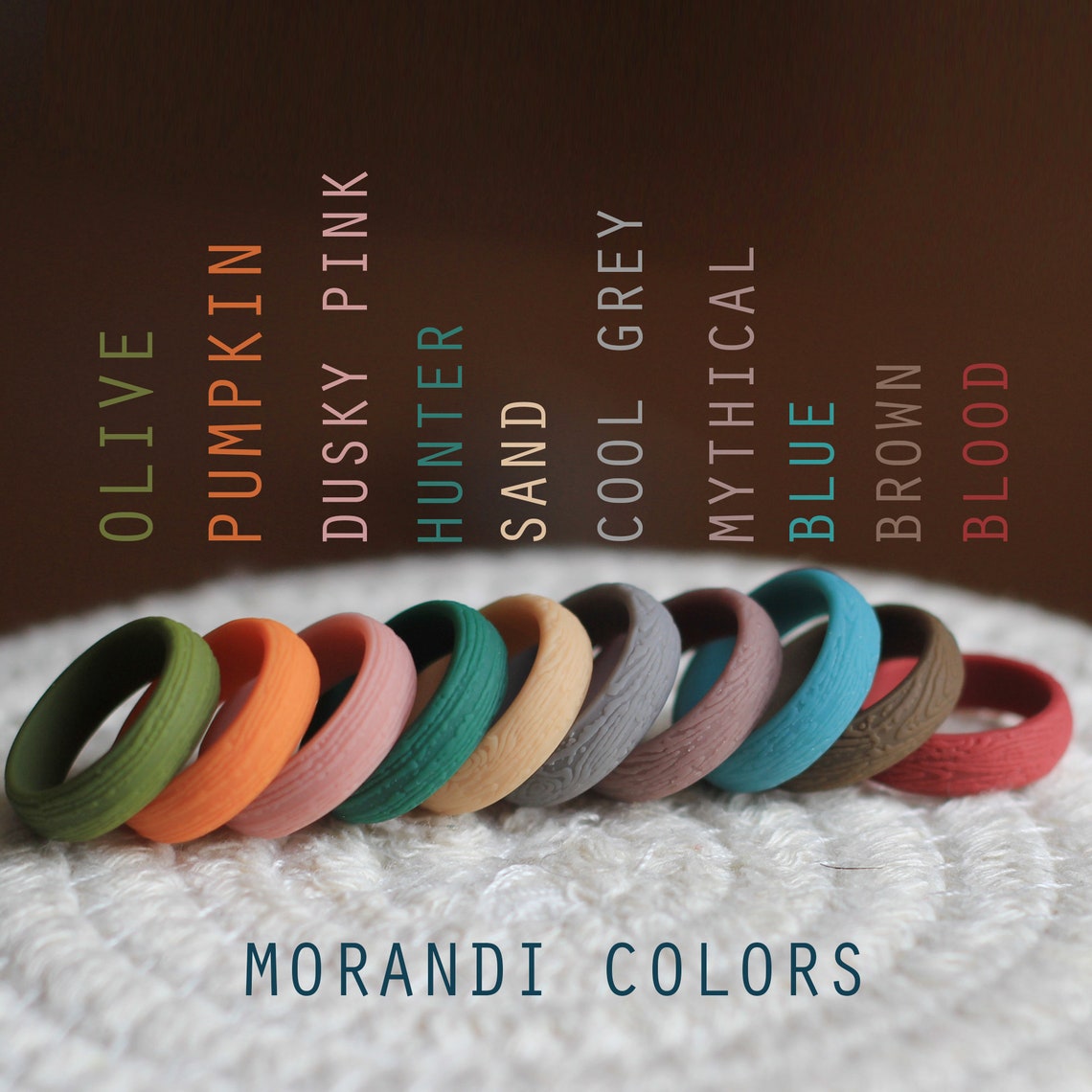 Stackable Silicone Rings Colorful Rubber Rings Women's - Etsy