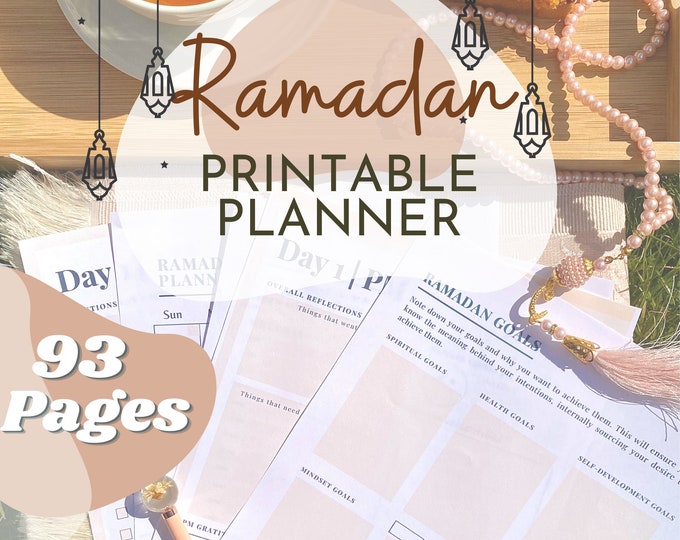 Plan Your Best RAMADAN yet With Our 2023 Printable Ramadan Planner ...