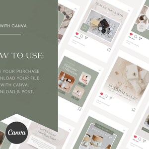 CANVA Instagram Post Design Templates to BOOST SALES – for Product ...