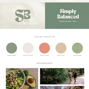 Brand Kit for NUTRITION, WELLNESS and HEALTH Professionals | Logo ...