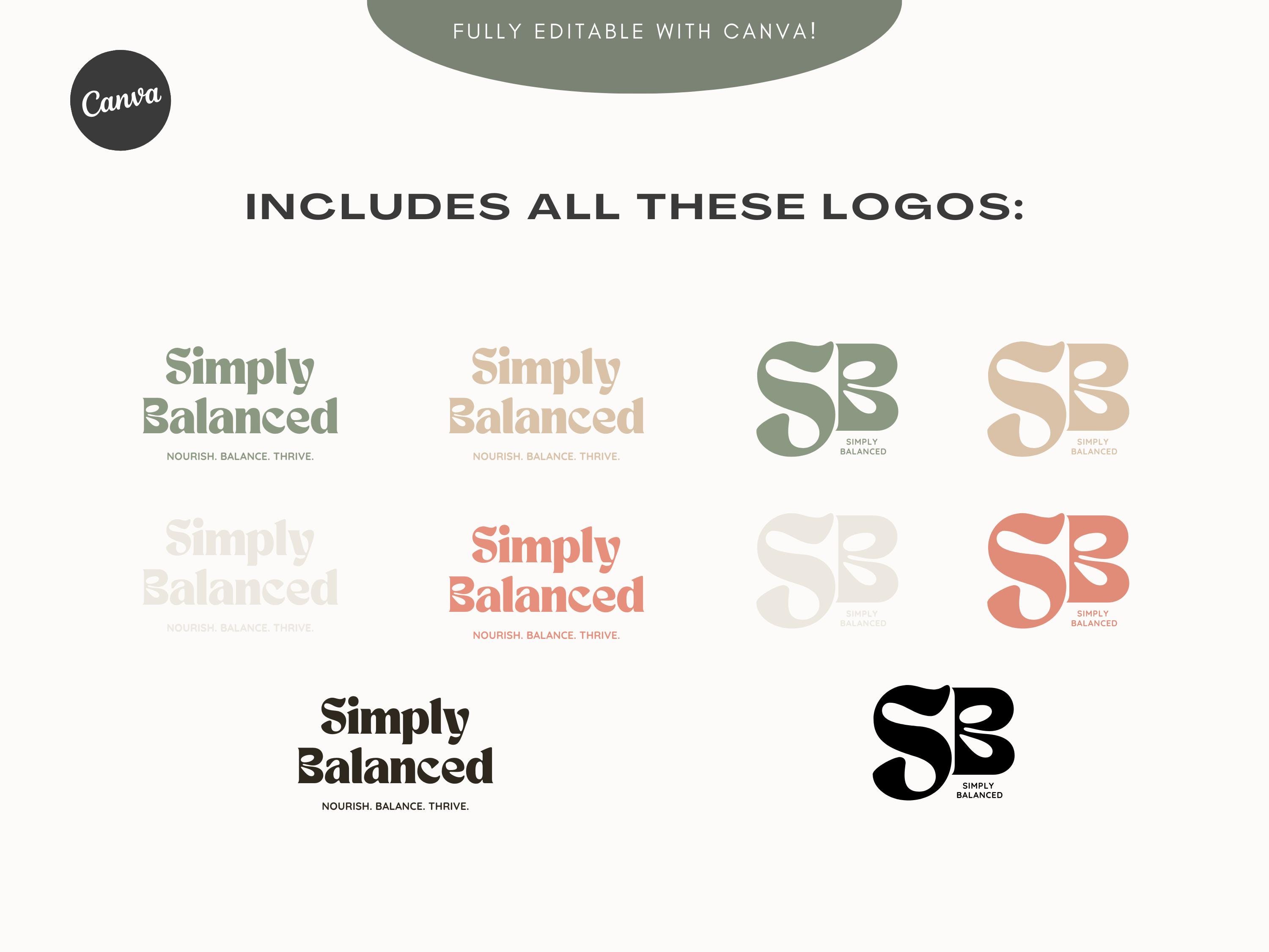 Brand Kit for NUTRITION, WELLNESS and HEALTH Professionals | Logo ...