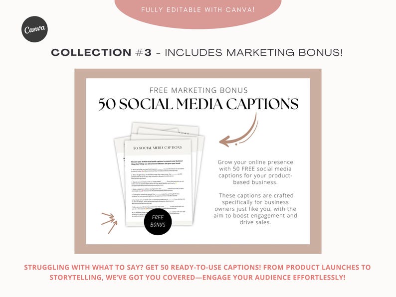 520 BEST-SELLING Social Media Canva Templates Bundle | Instagram ...