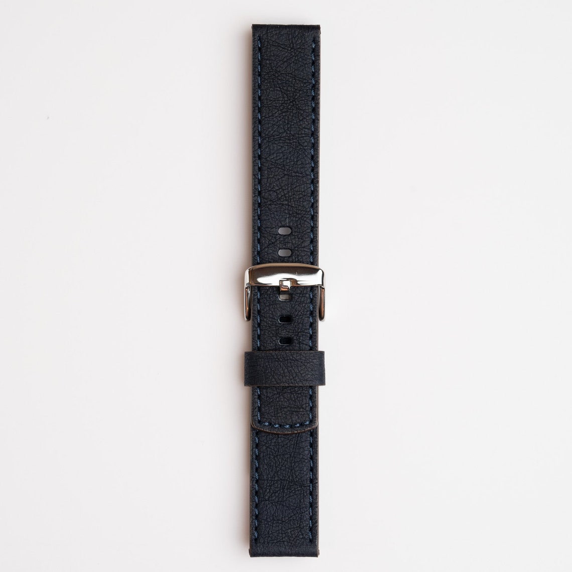 Blue Recycled Paper Watch Strap 18mm, 20mm, 22mm, 24mm, Sustainable ...