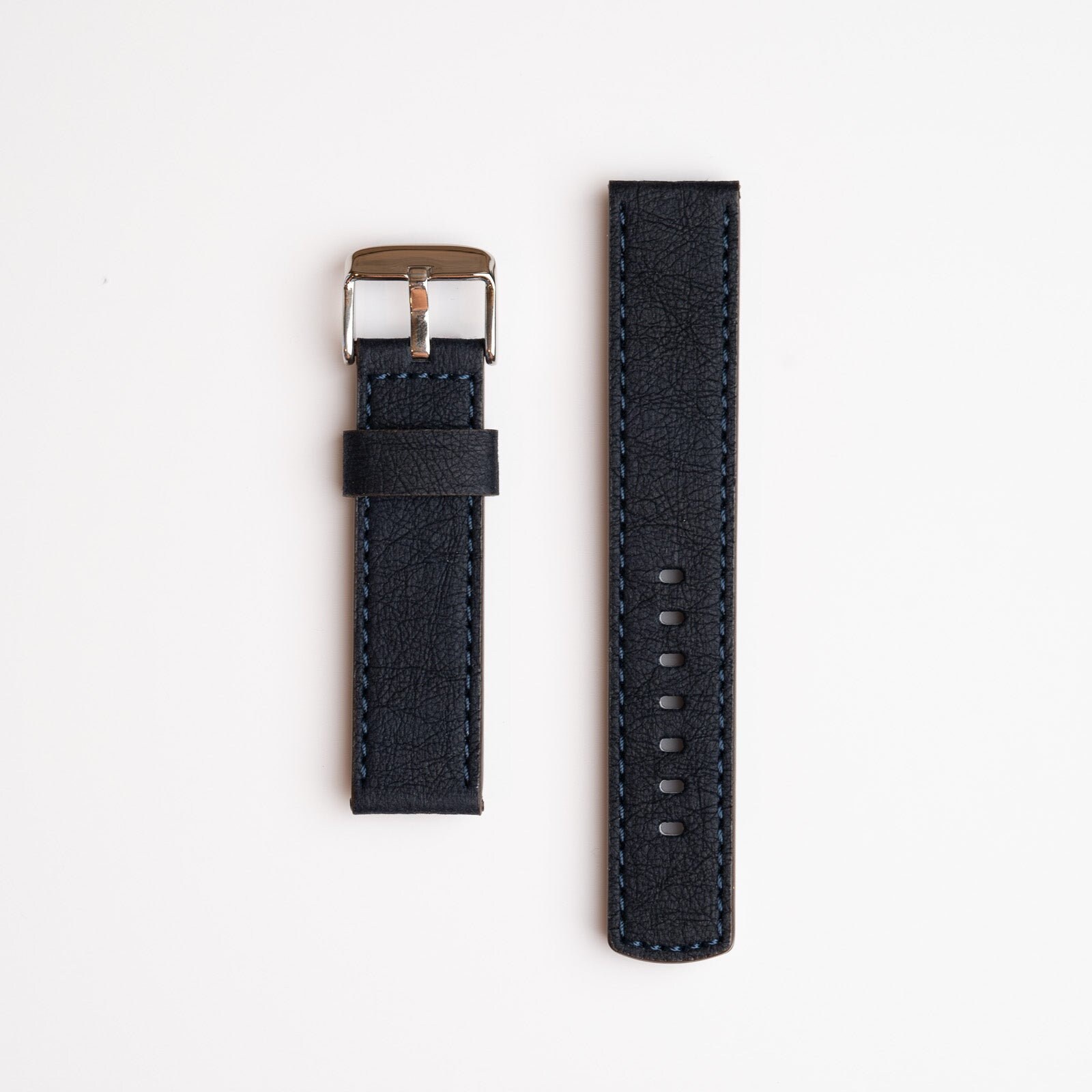 Blue Recycled Paper Watch Strap 18mm, 20mm, 22mm, 24mm, Sustainable ...