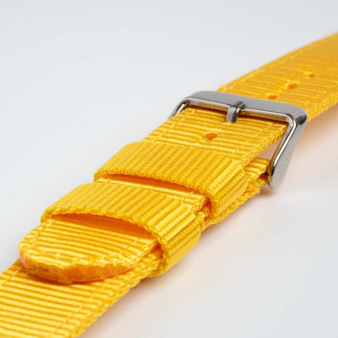 Yellow Nylon Quick Release Watch Strap - Etsy
