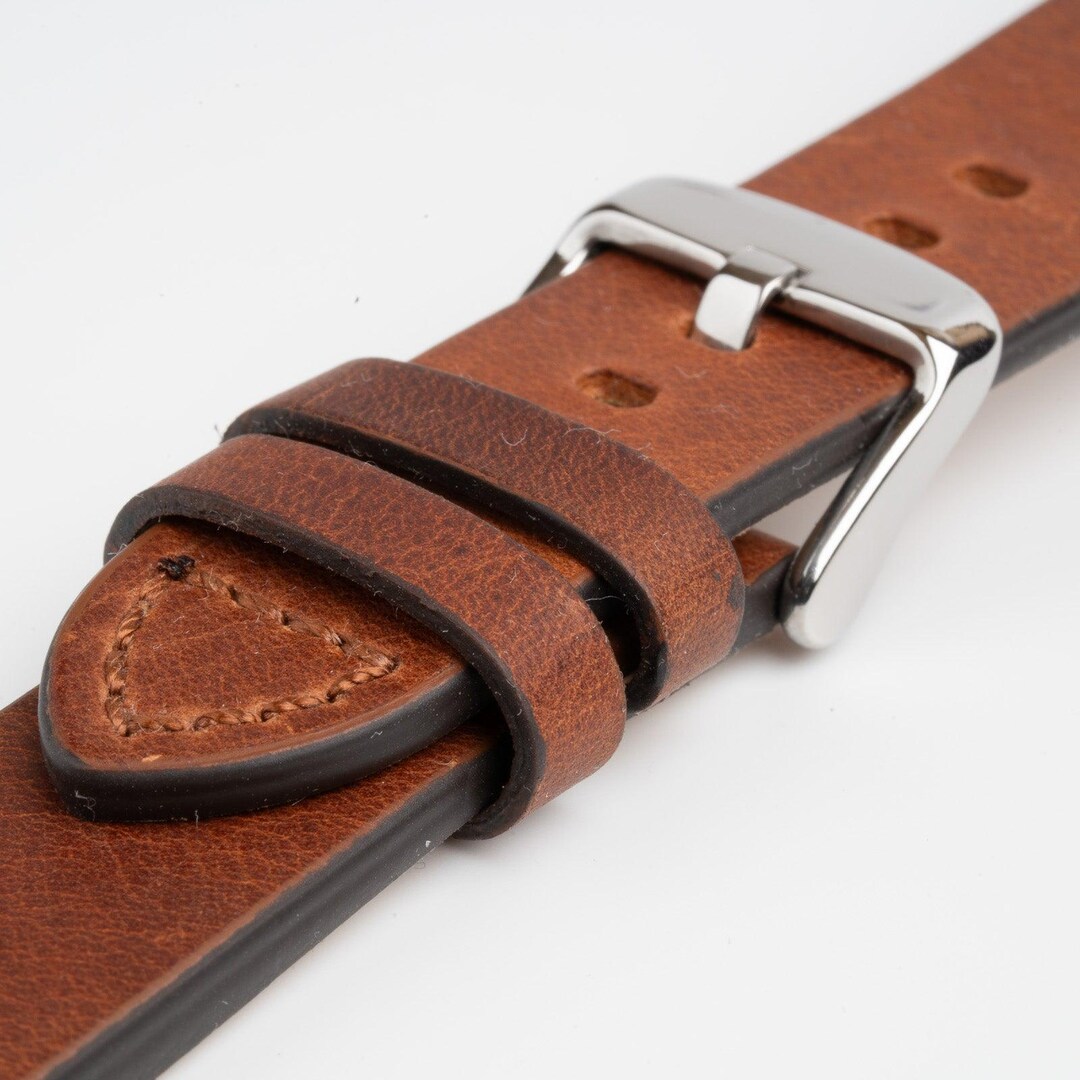 Handmade Tan Leather Smooth Watch Strap 20mm, 22mm, 24mm - Etsy