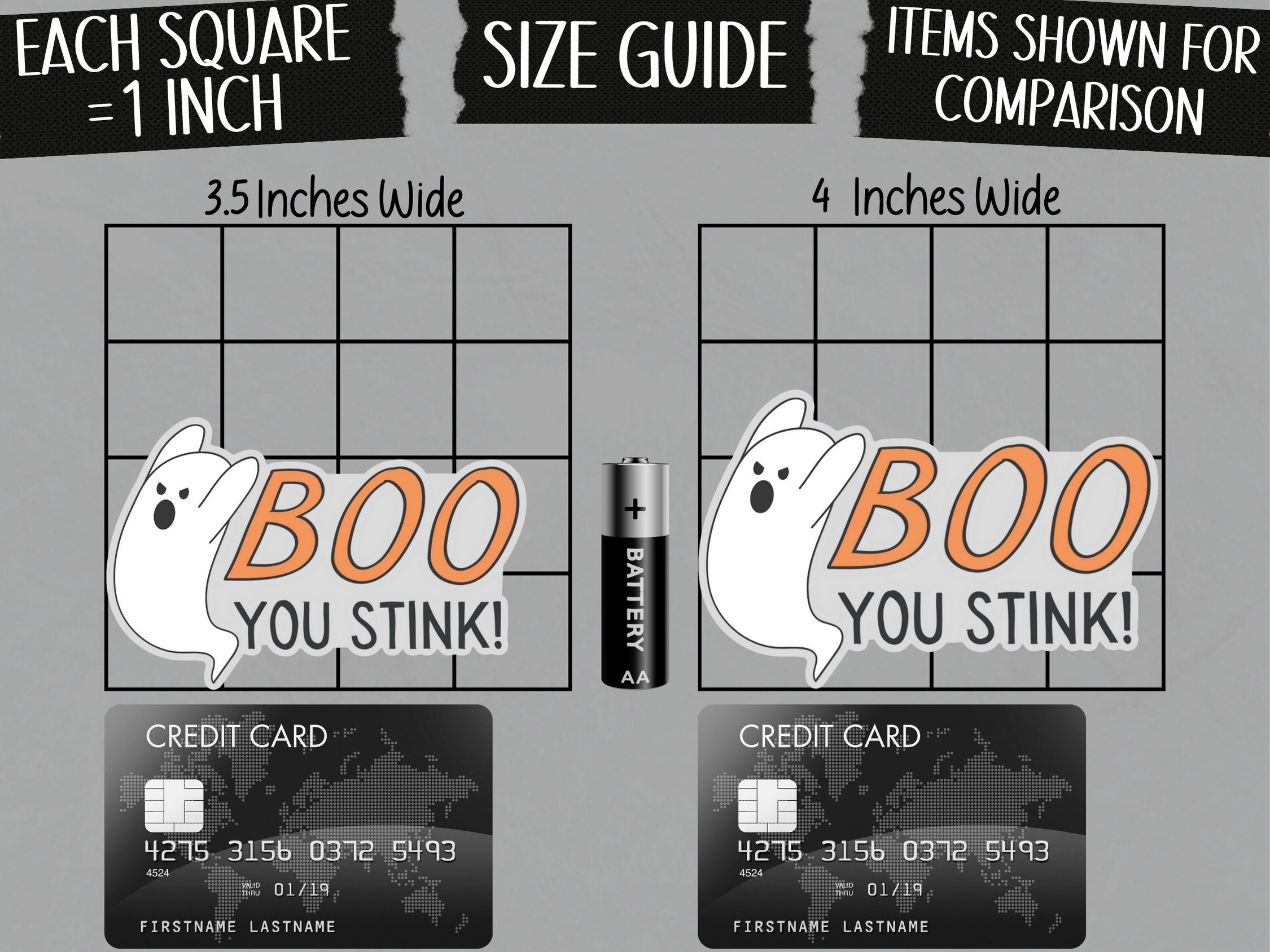 Boo You Stink Sticker Funny Ghost Decal Water Resistant Decal TV Show ...