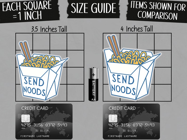 Send Noods Sticker Funny Meme Decal Noodles Quote Sticker Water ...