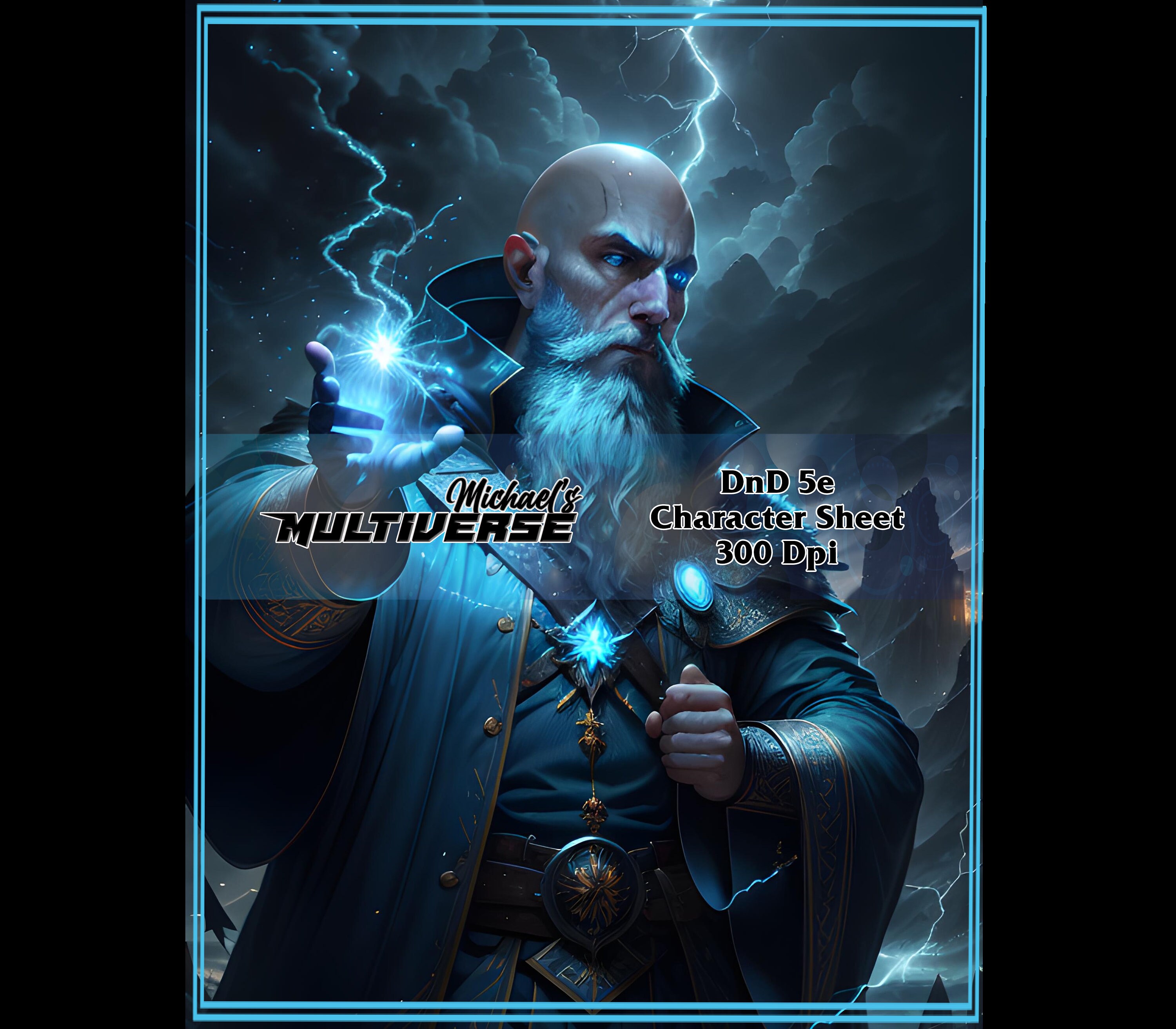 Dnd 5e Character Sheet Tempest Roar Style-custom Fantasy - Etsy Hong Kong