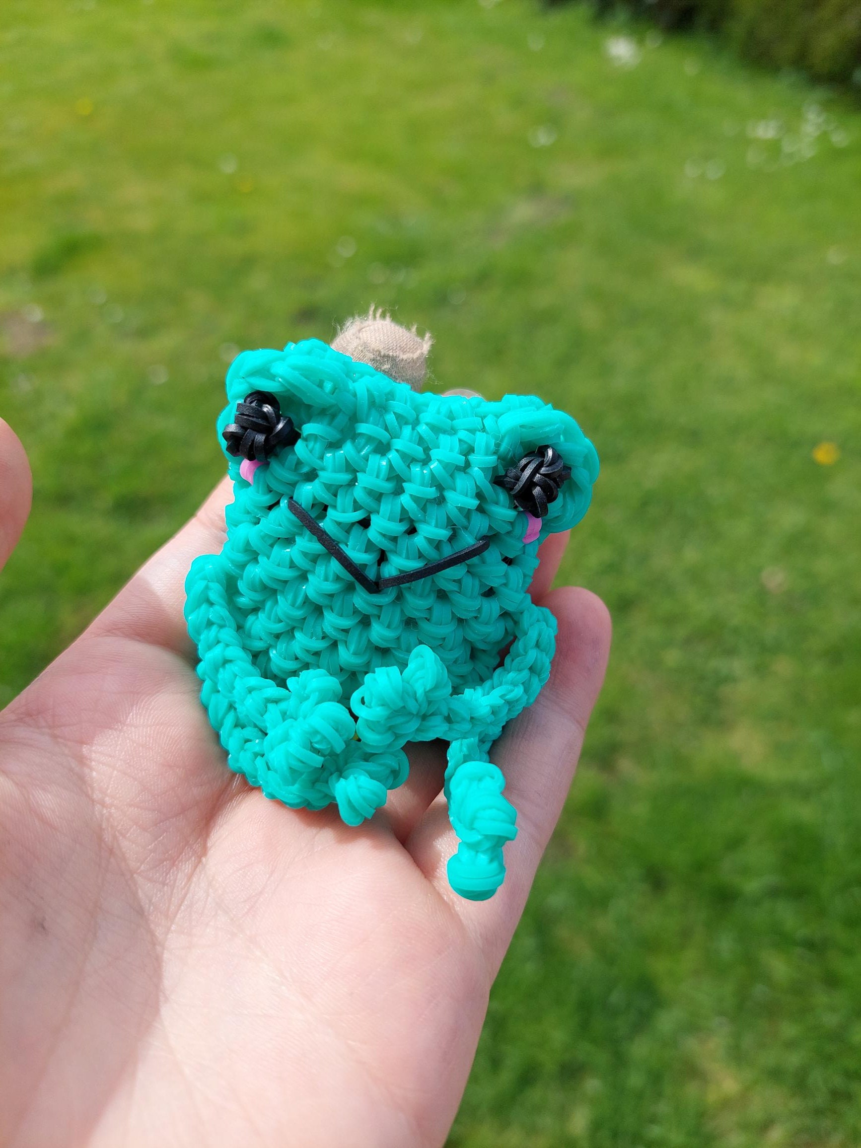 Toby the Frog - Loomigurumi (loom Bands) - Etsy