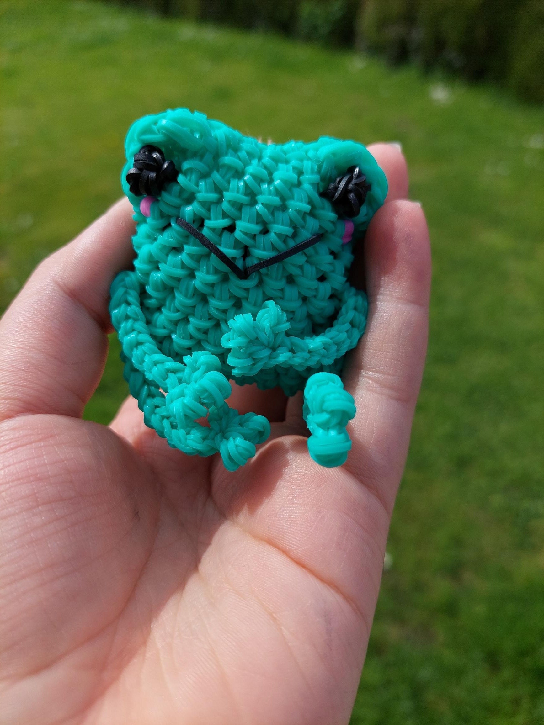 Toby the Frog - Loomigurumi (loom Bands) - Etsy