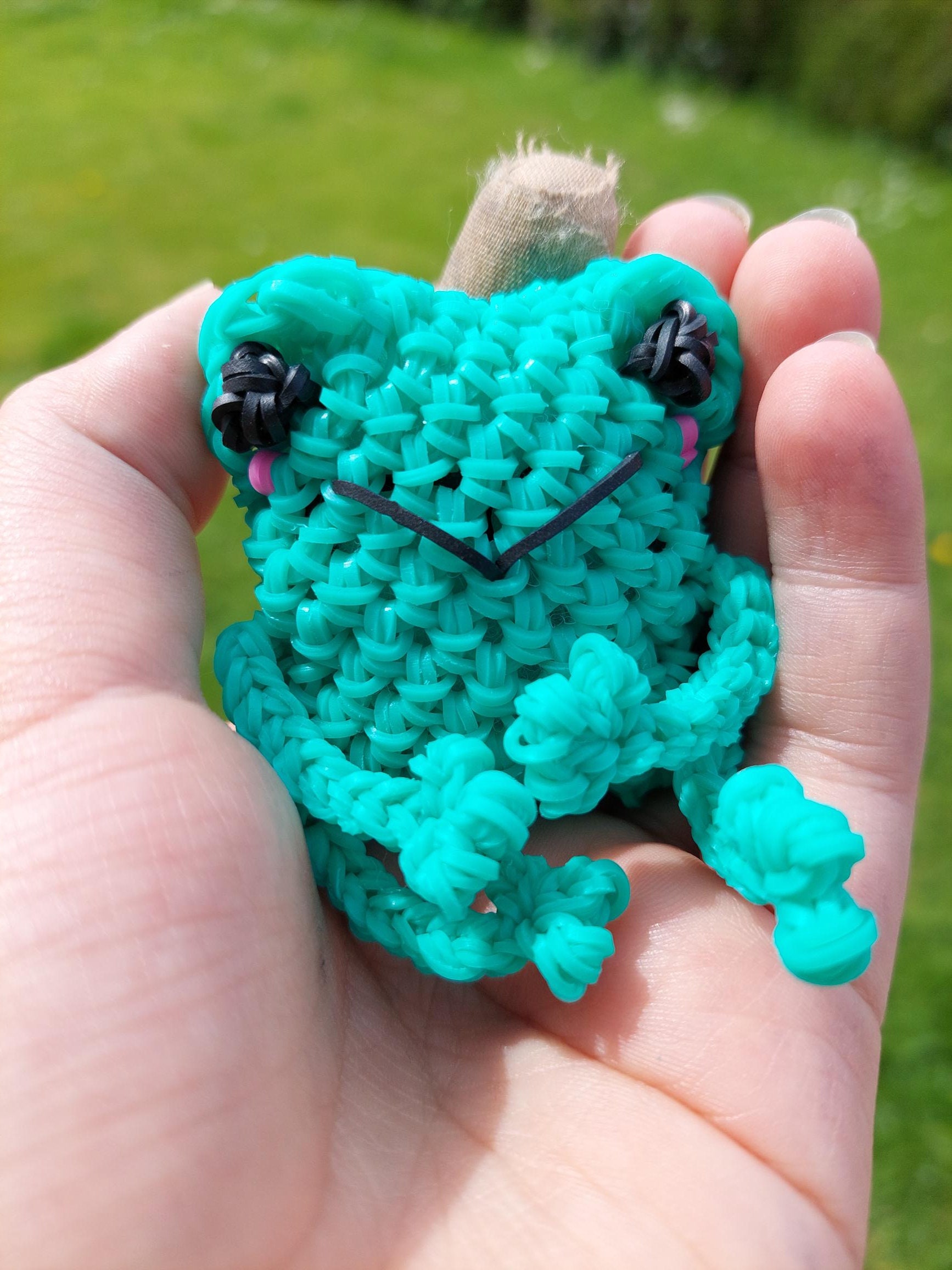 Toby the Frog Loomigurumi loom Bands - Etsy