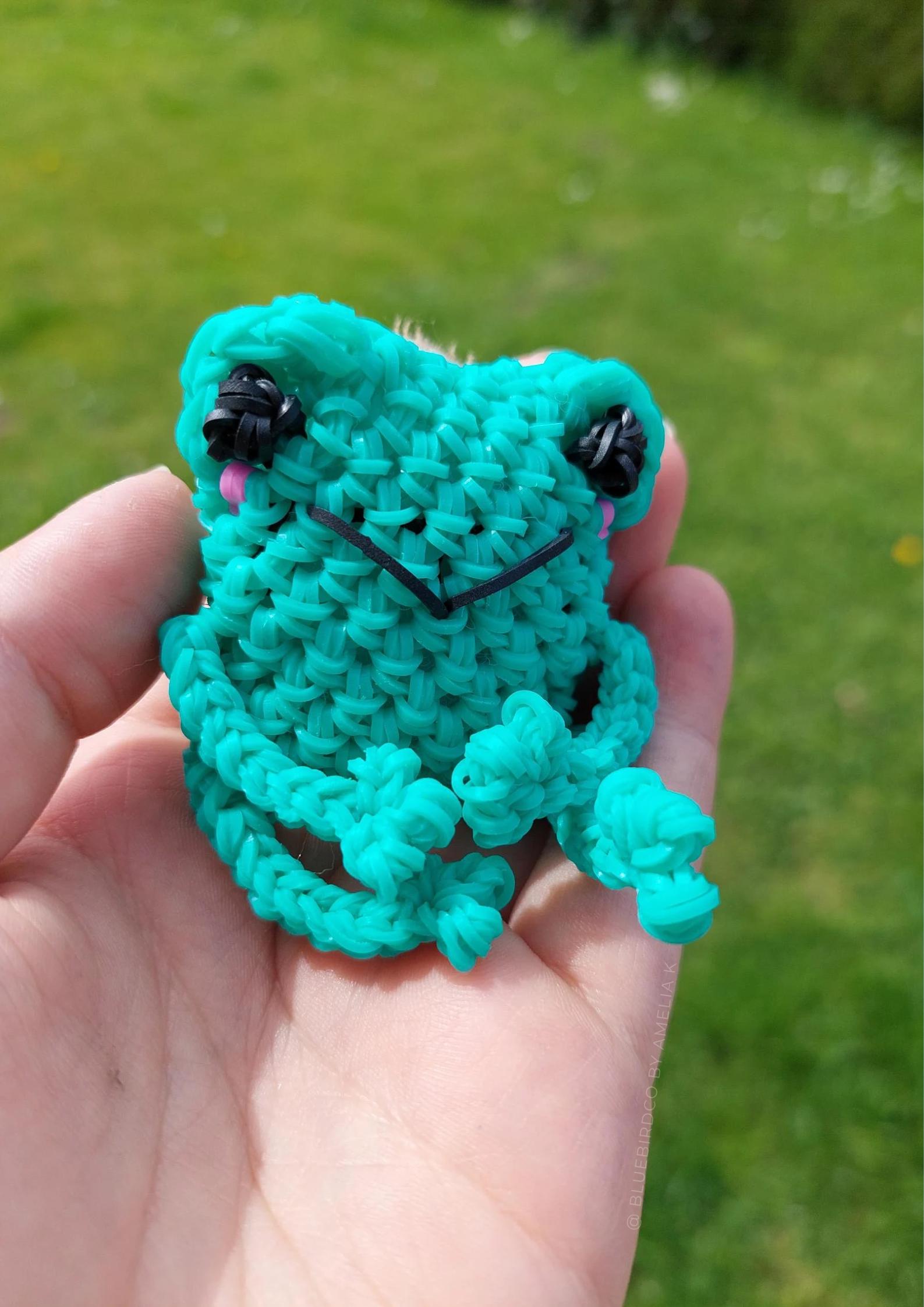 Toby the Frog - Loomigurumi (loom Bands) - Etsy