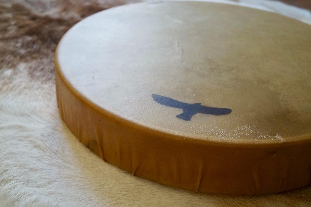 Eagle Drum, Totem Healing Drum, Custom Made Drum, Natural Shamanic Drum ...