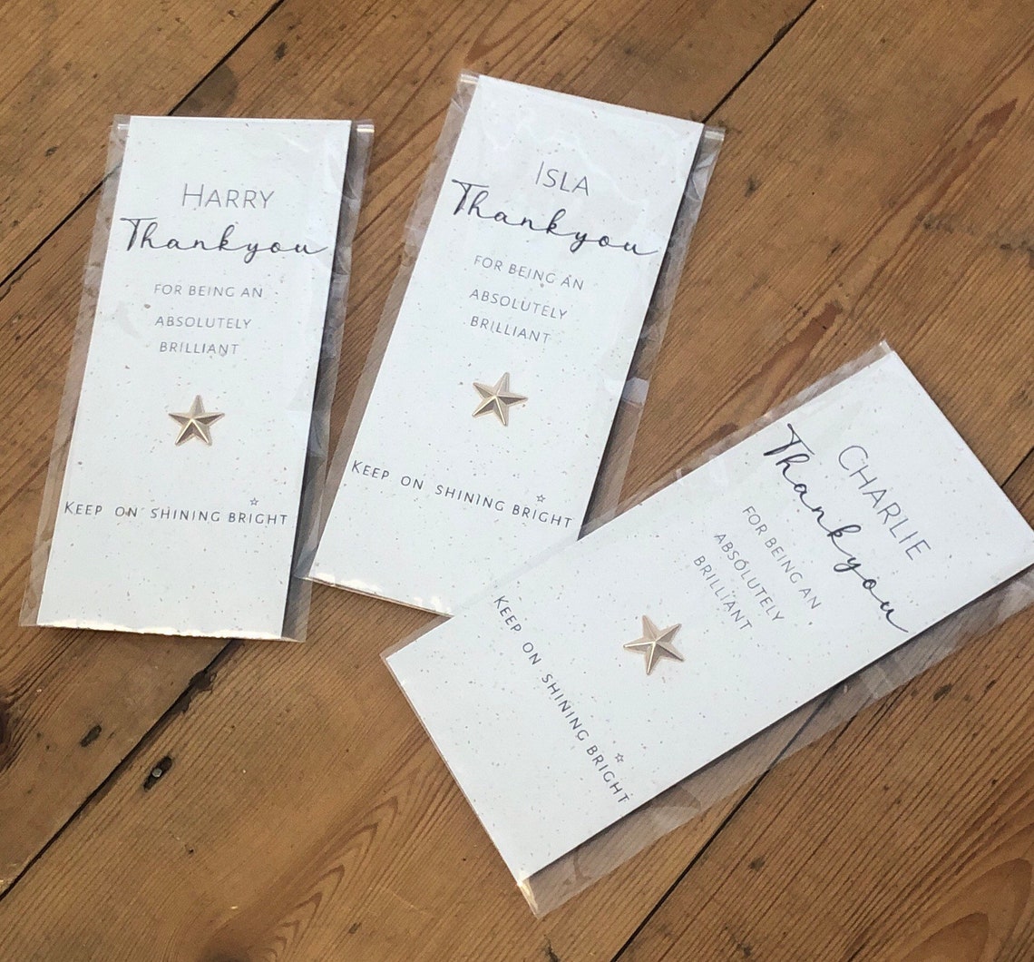 Thank You Gift Card Gifts for Pupils Student Teacher Gift - Etsy UK