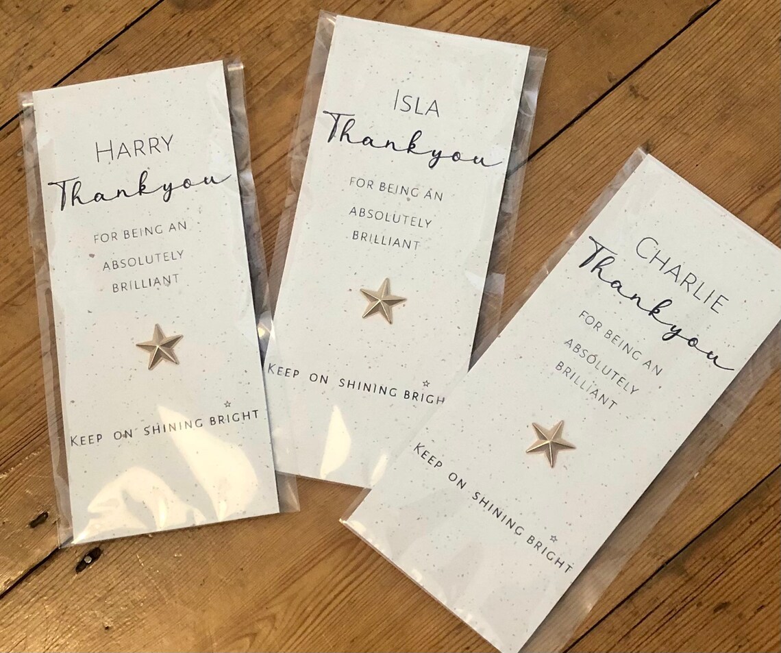 Thank You Gift Card Gifts for Pupils Student Teacher Gift - Etsy UK