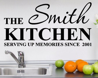 Kitchen Rules Vinyl Wall Decal Sticker Home & Living Vinyl - Etsy