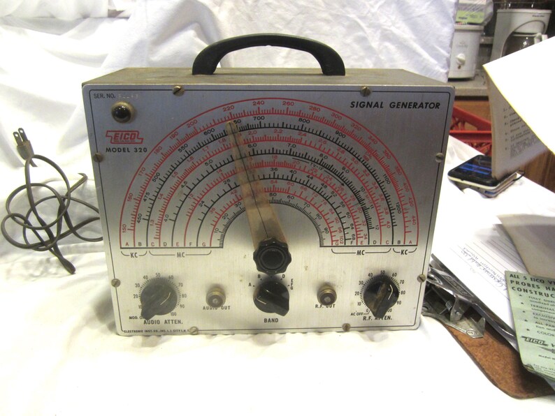RARE 1949 EICO Signal Generator Model 320 W/manual - Etsy