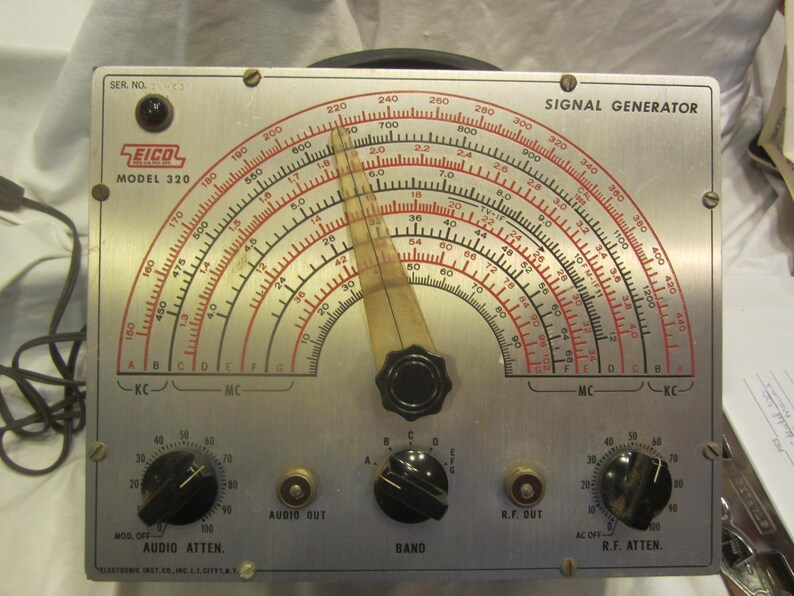 RARE 1949 EICO Signal Generator Model 320 W/manual - Etsy