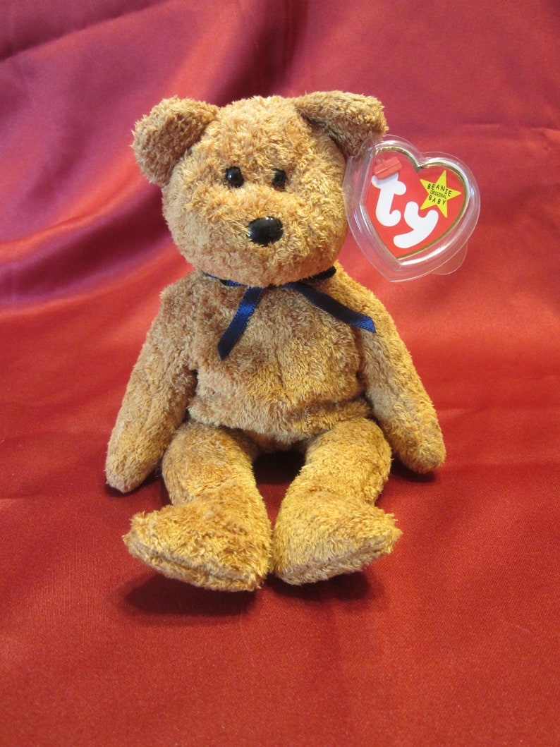 RARE Vtg 1997/98 FUZZ BEANIE Baby Bear W/errors on Tags - Etsy