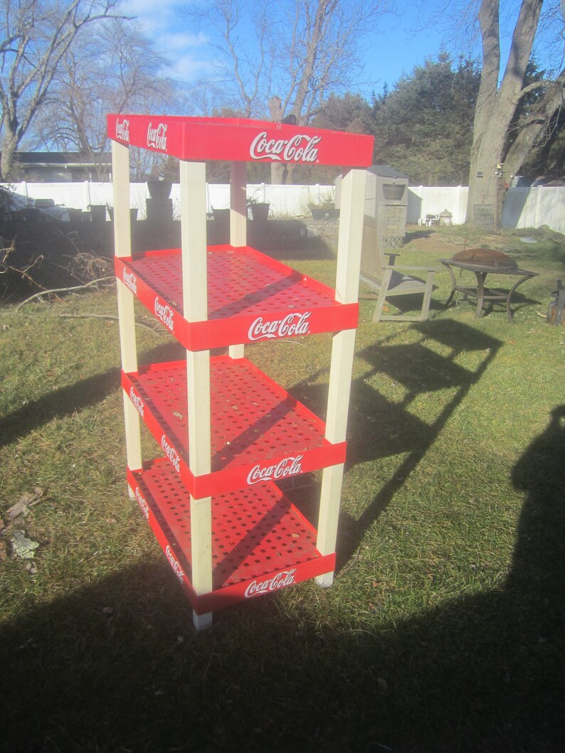 Vtg COCA-COLA Soda Display Shelf W/logo Plastic Shelf Red - Etsy
