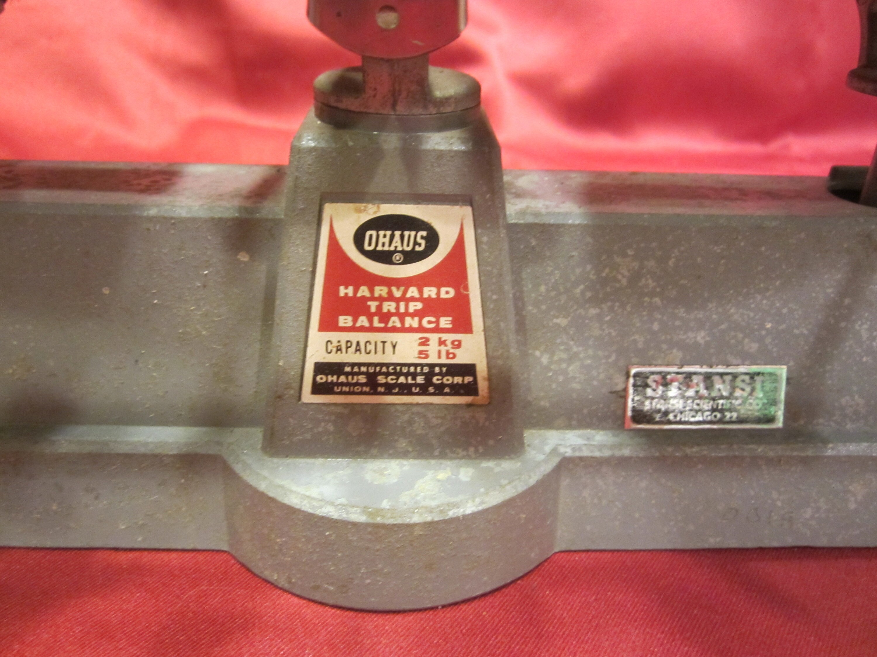 Vtg OHAUS HARVARD Trip Scale, 2kg 5lb Capacity, Stansi Scientific Co - Etsy