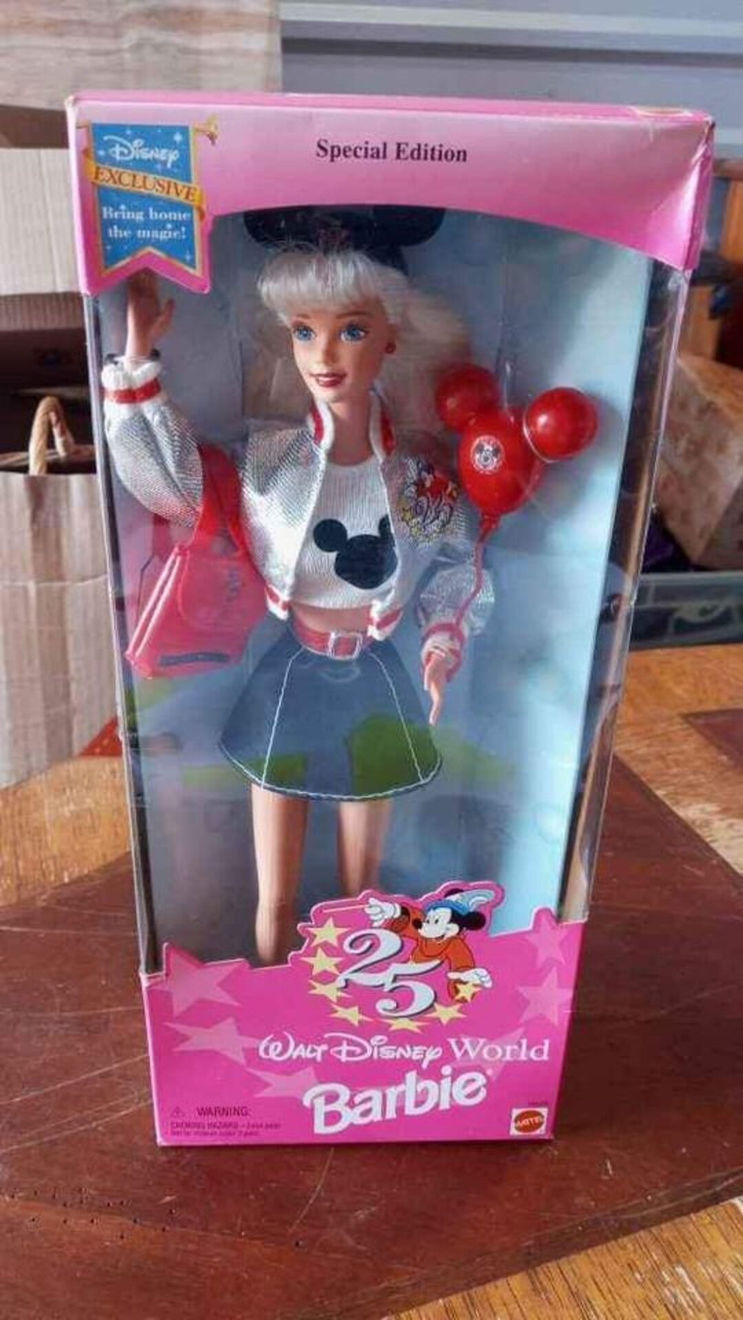 Vtg Special Edition 25th ANNIVERSAY Walt Disney World BARBIE, Unopened ...