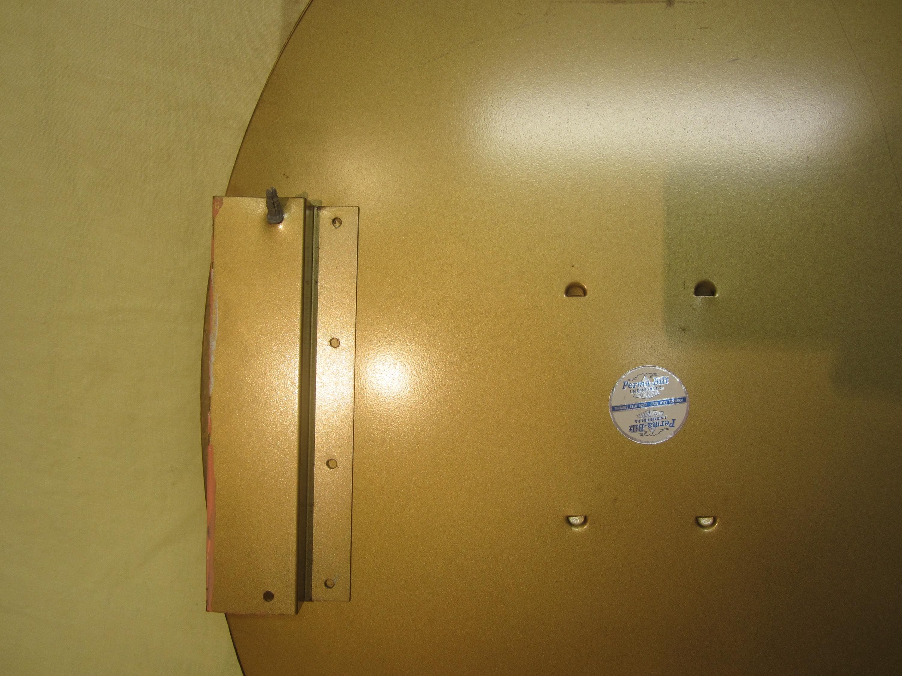 Vtg 50's Perma-bilt Mirror From a Medicine Cabinet, Gold Tone Antiqued ...