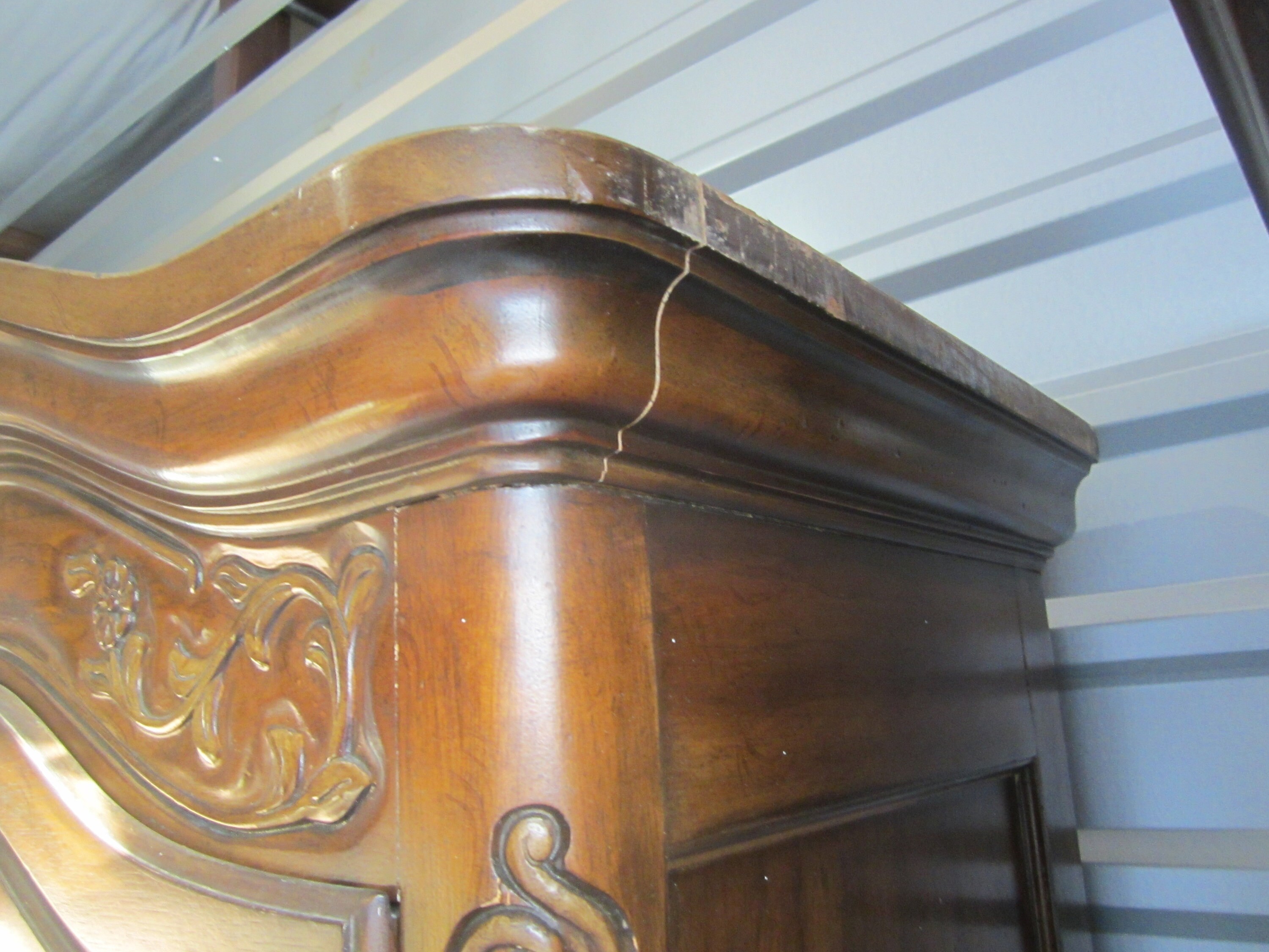 Vtg DREXEL Heritage Brittany, Large Armoire W/floral Motif, NO Shipping ...