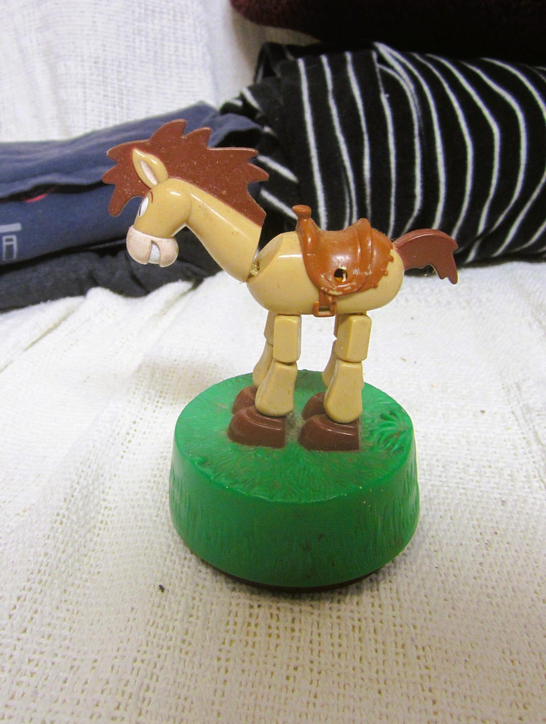 Vtg 1999 Toy Story Bullseye Collapsing Toy, Disney/pixar, Mcd Toy - Etsy