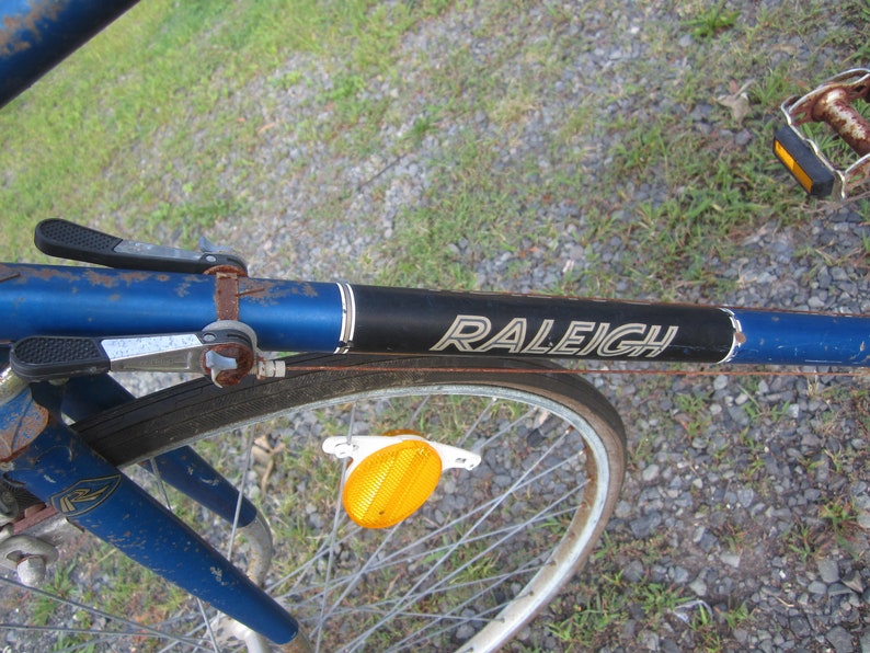 70'S RALEIGH RACING Bike, Nottingham England, Blue, No Shipping Pick up ...
