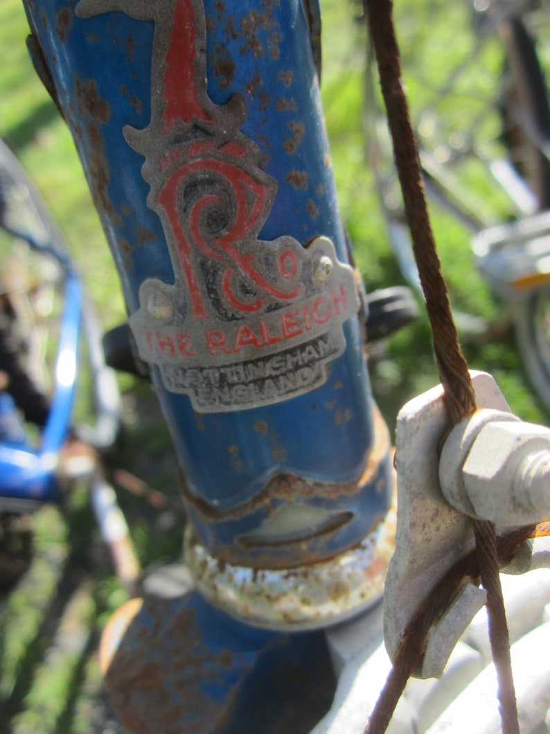 70'S RALEIGH RACING Bike, Nottingham England, Blue, No Shipping Pick up ...