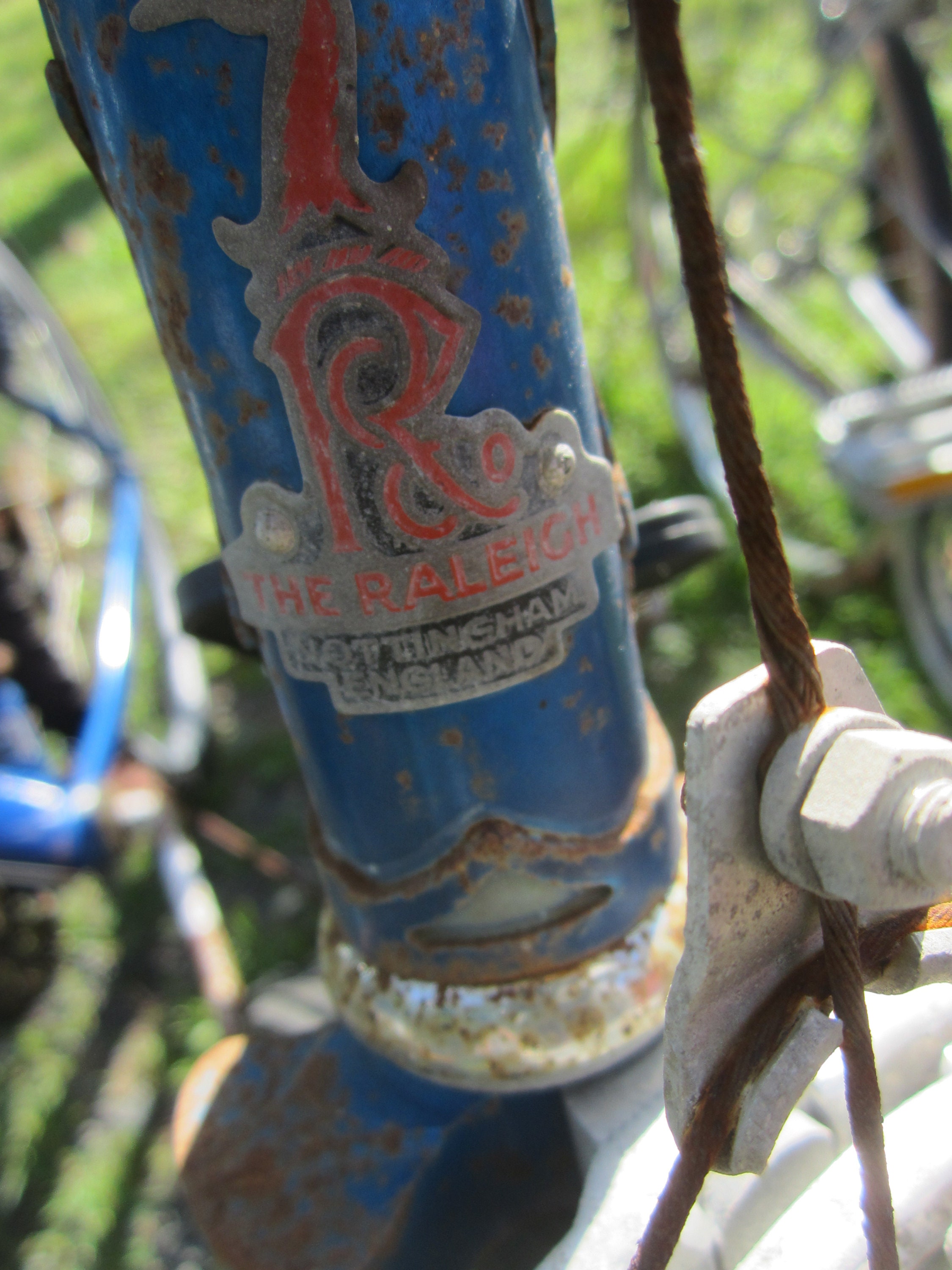 70'S RALEIGH RACING Bike, Nottingham England, Blue, No Shipping Pick up ...